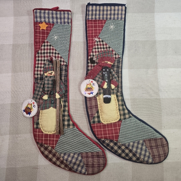 Krafts Factory | Holiday | Set Of 2 Krafts Factory Skiing Snowmen ...